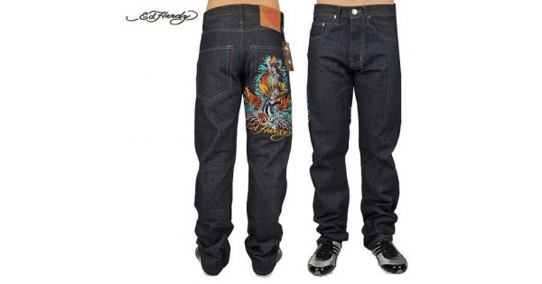 Ed Hardy Mens Jeans 2351 official authorized store